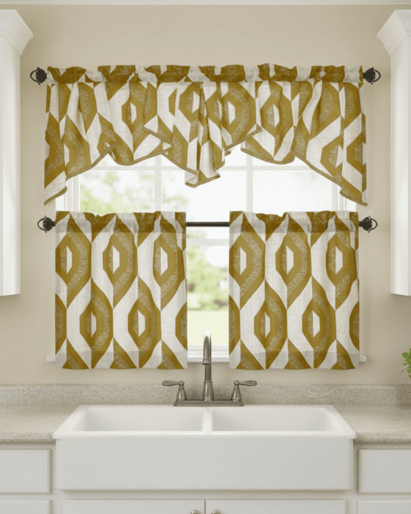 Sherry Kitchen Curtain Set - Miguel Moses